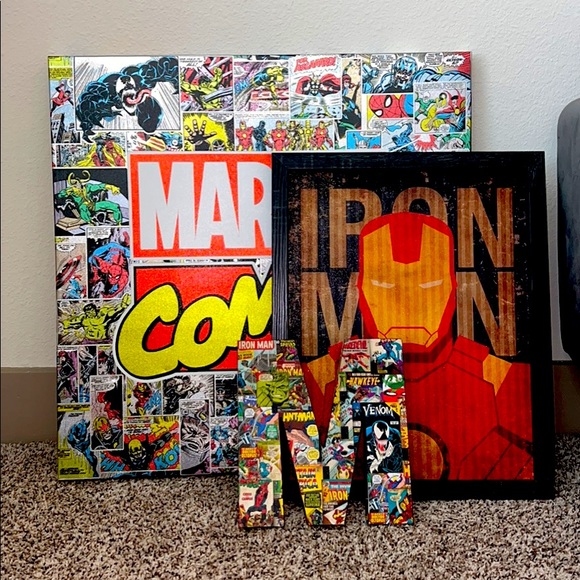 Marvel | Wall Decor | Marvel Wall Art | Poshmark